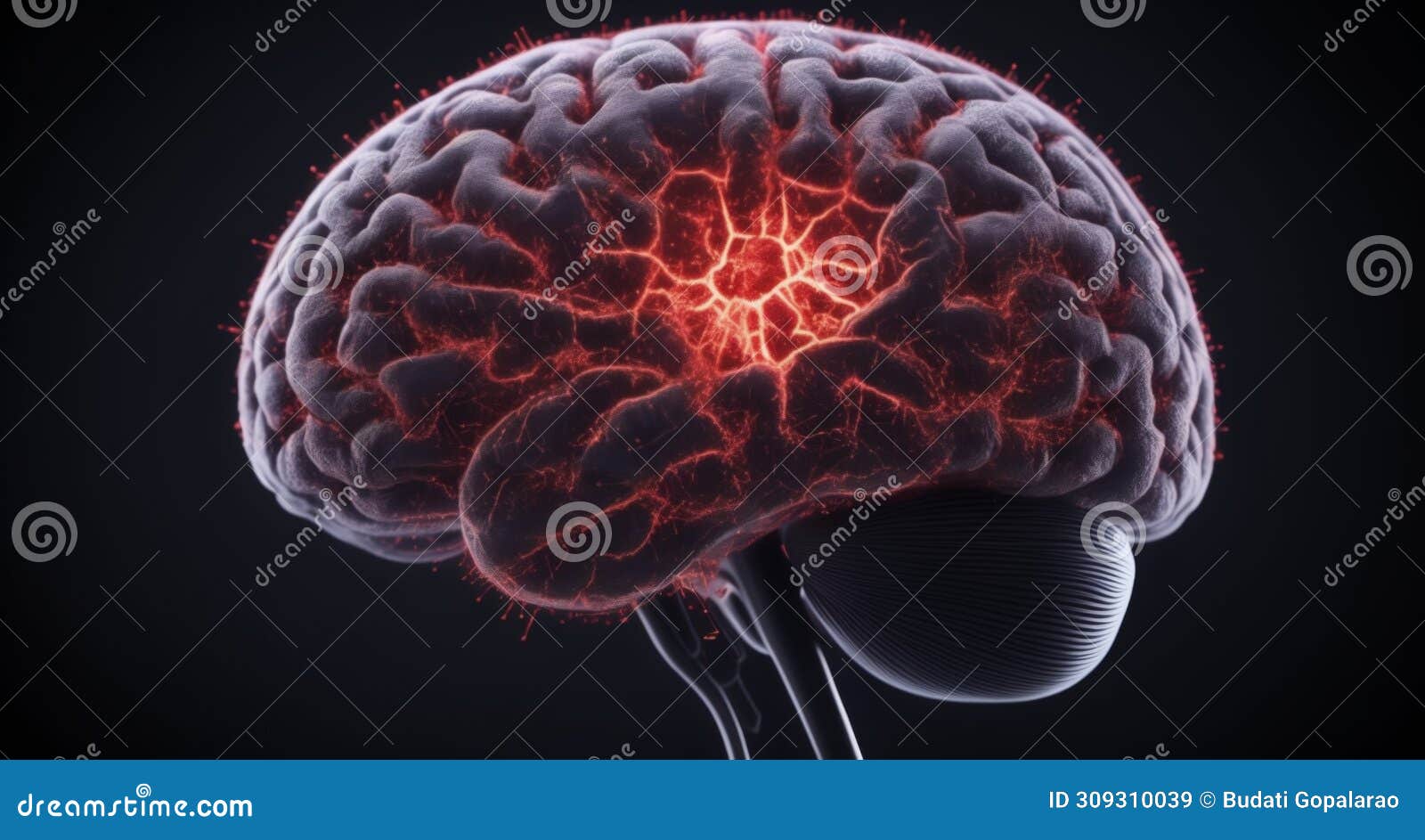 Explosive Brain Activity - a Visual Representation of Neural Firing ...