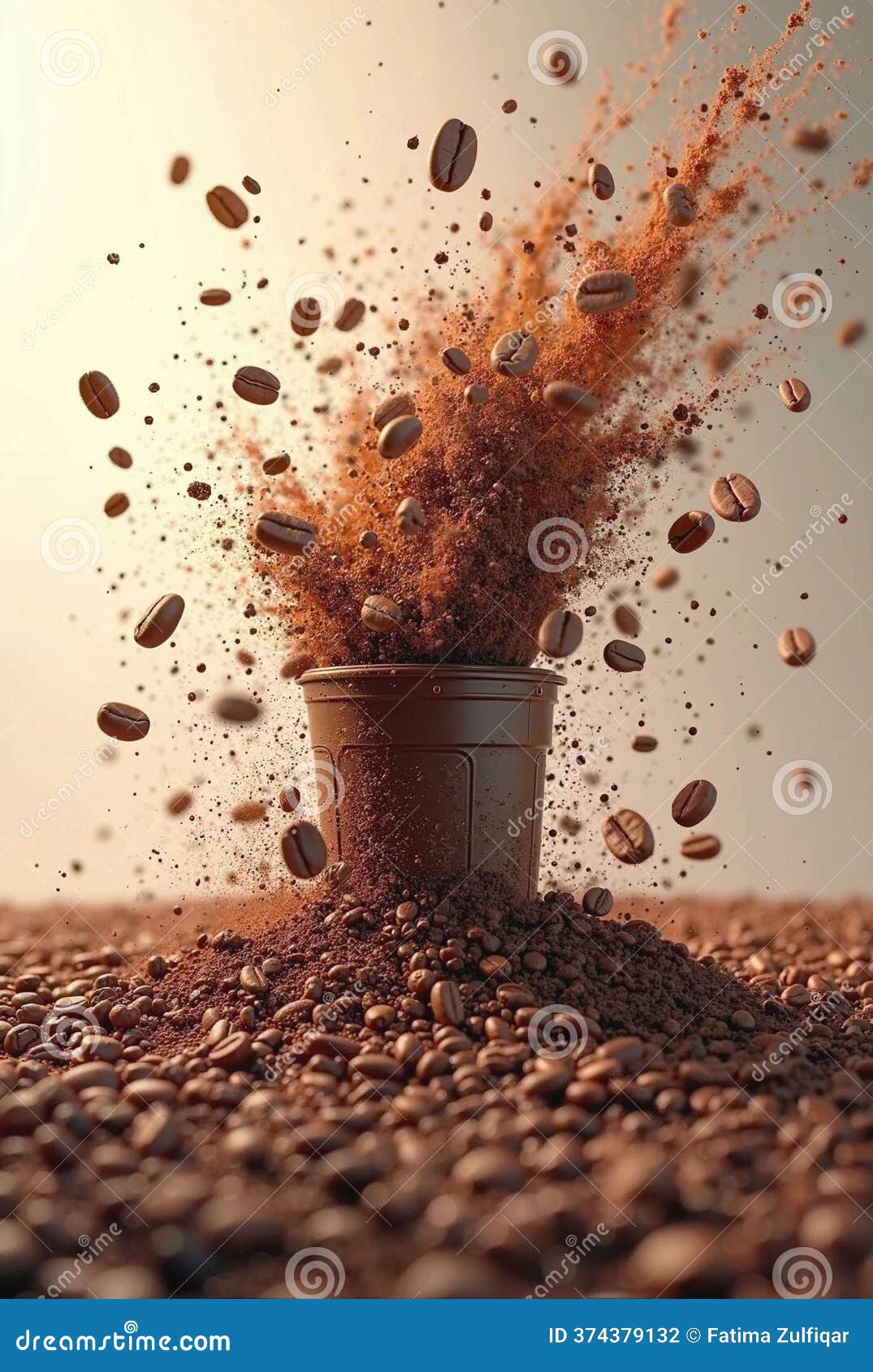 Explosive Burst Of Fresh Vegetables And Legumes In Motion Stock ...