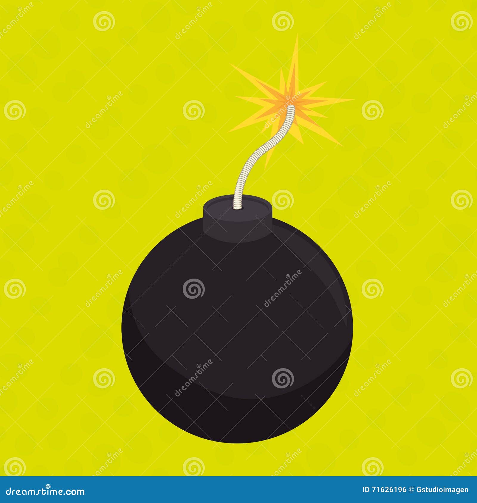 Explosive cartoon design stock illustration. Illustration of icon ...