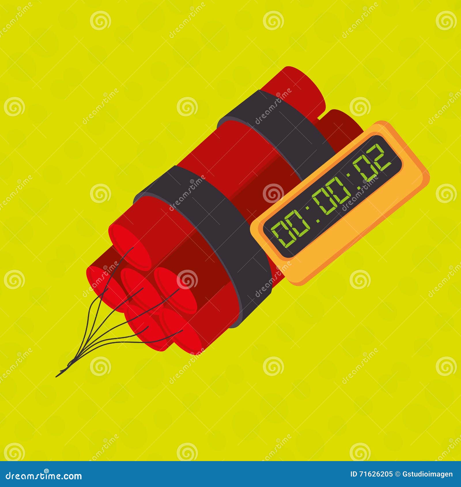 Explosive cartoon design stock illustration. Illustration of fire ...