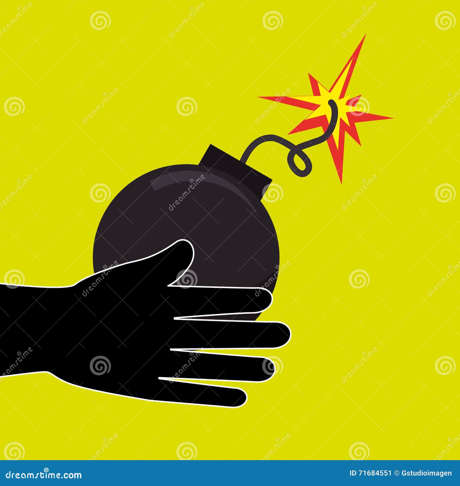 Explosive cartoon design stock illustration. Illustration of dynamite ...