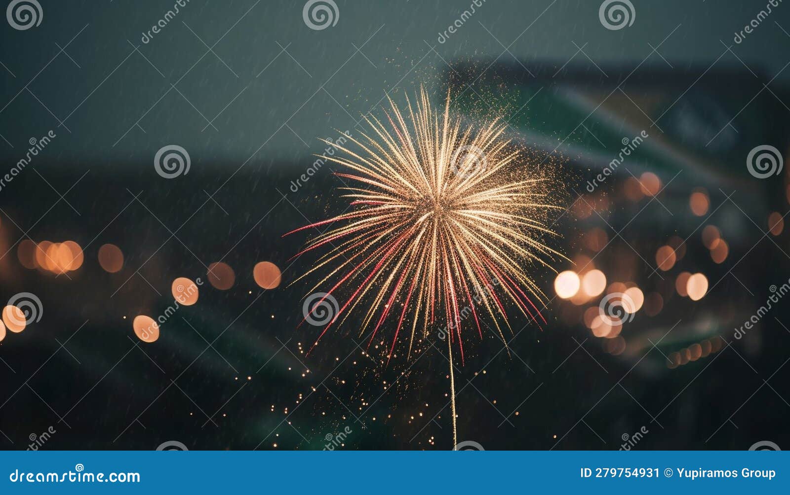 Explosive Celebration Ignites Vibrant Multi Colored Firework Display in ...