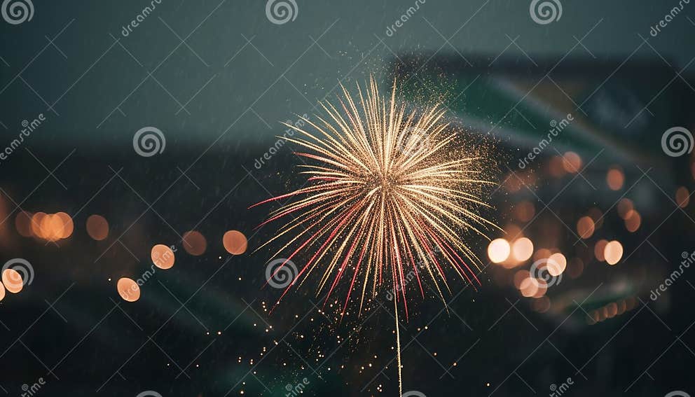 Explosive Celebration Ignites Vibrant Multi Colored Firework Display in ...