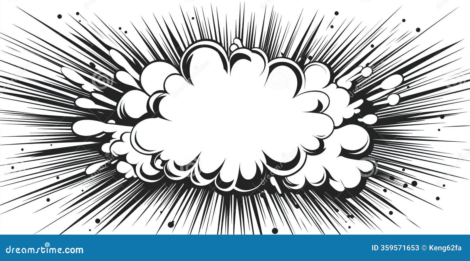 Explosive Comic Template Vector Illustration | CartoonDealer.com #171243010