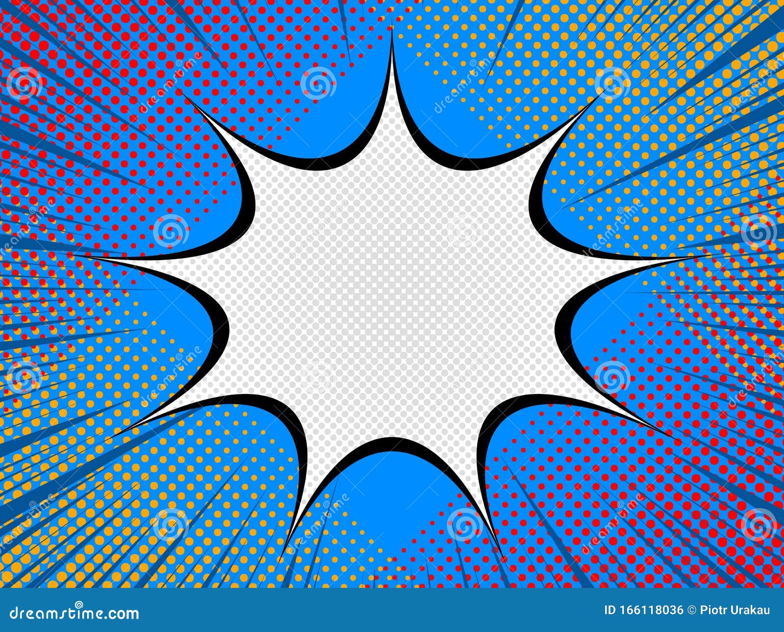 Explosive Comic Comics Effect Splash Background Illustration Royalty ...