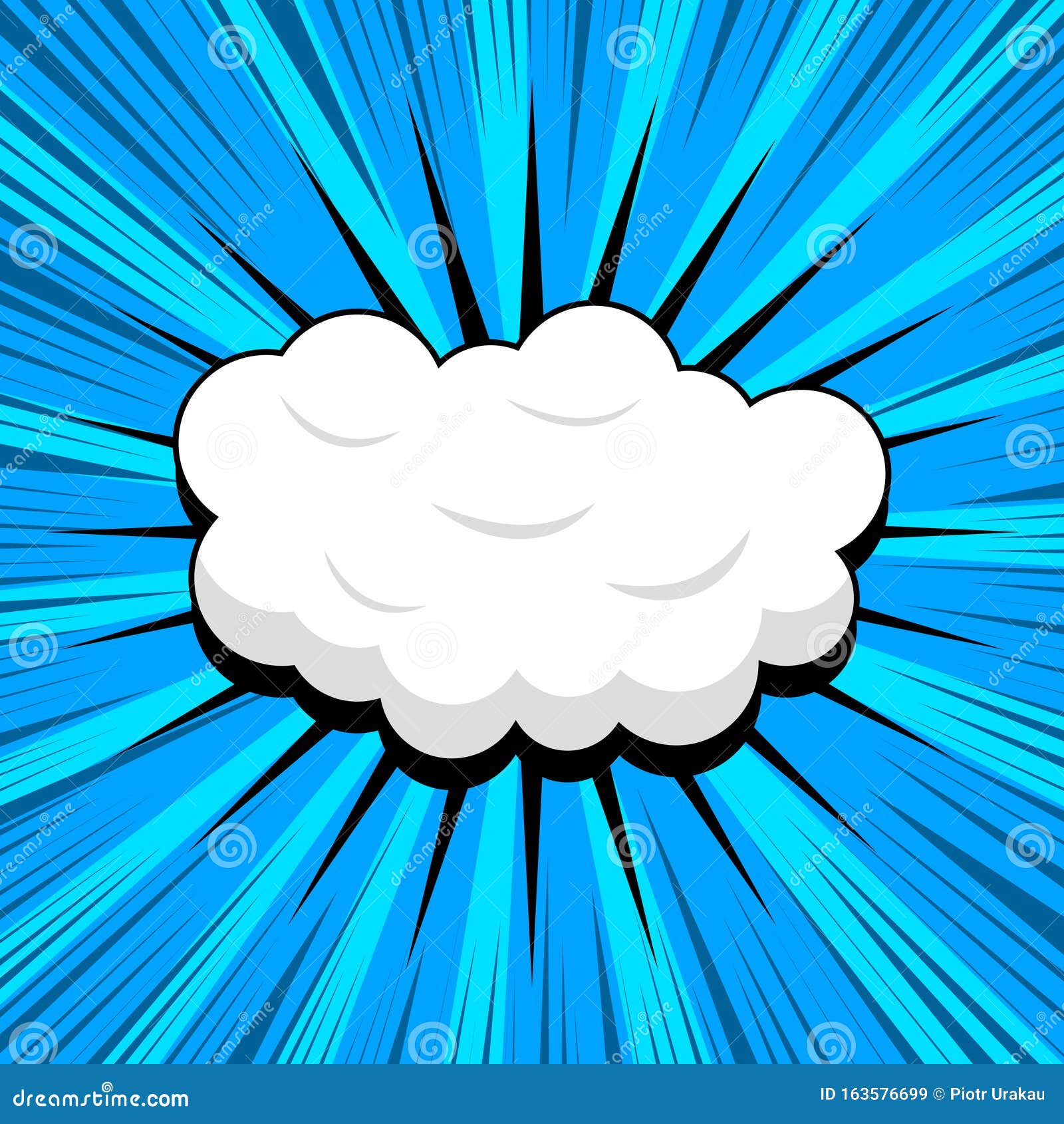 Explosive Comic Template Vector Illustration | CartoonDealer.com #171243010