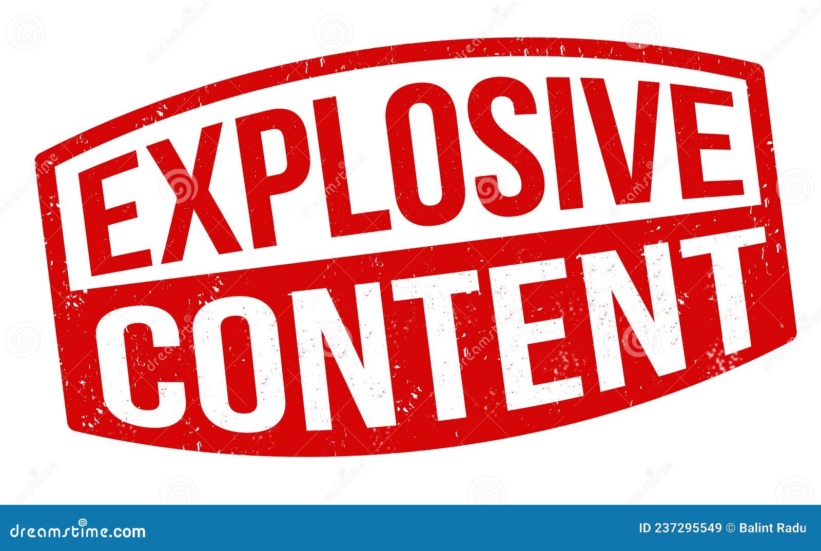 Explosive Content Grunge Rubber Stamp Stock Vector - Illustration of ...