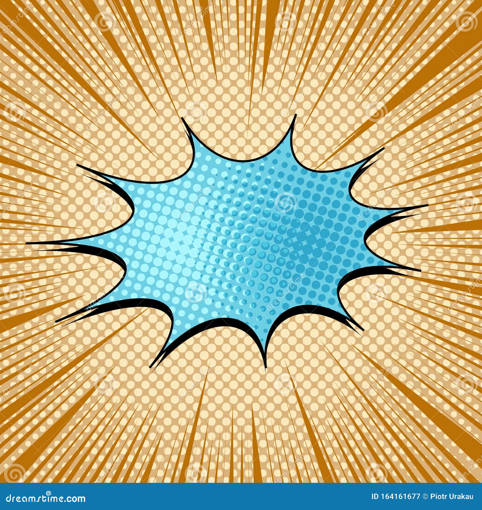 Explosive Dynamic Bright Comic Concept Stock Vector - Illustration of ...