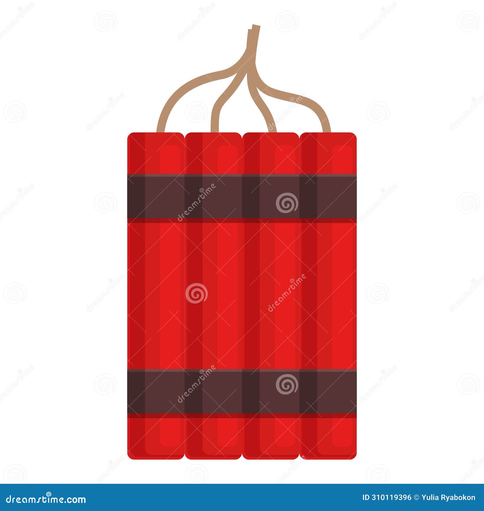 Explosive Dynamite Icon Cartoon Vector. Mine Coal Energy Stock Vector - Illustration of ...