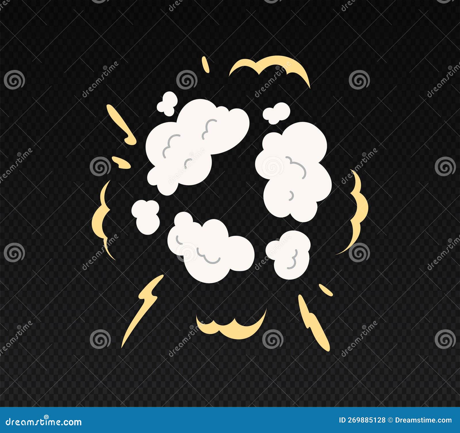 Explosive effect concept stock vector. Illustration of power - 269885128