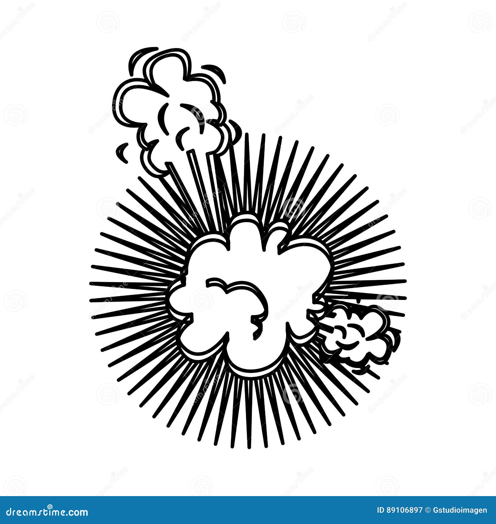 Explosive Expresion Comic Pop Art Stock Vector - Illustration of humor ...