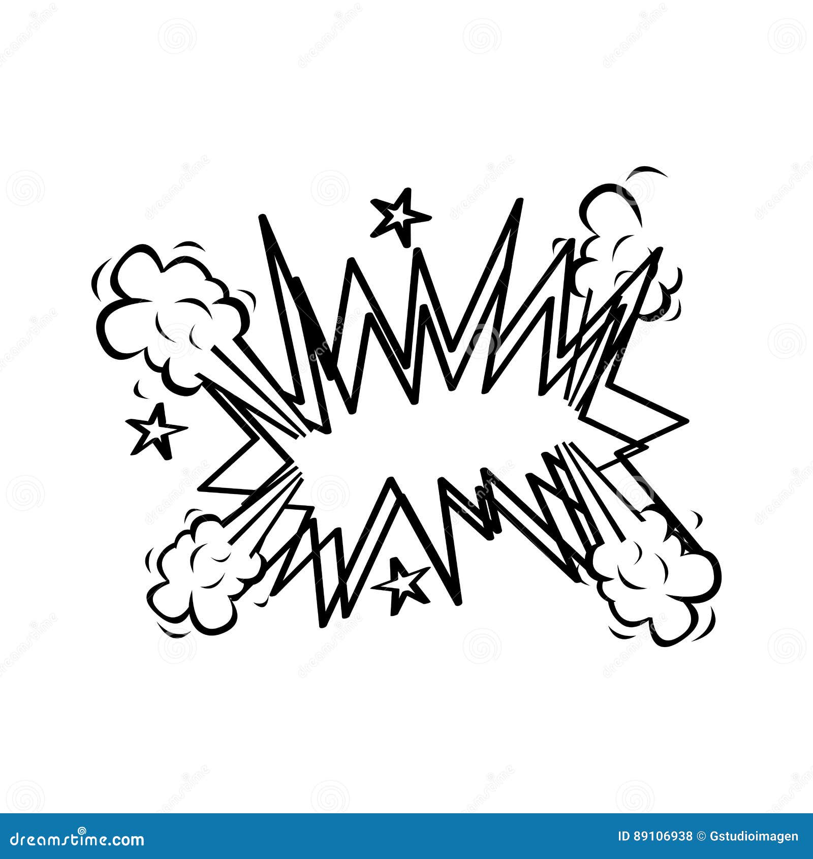 Explosive Expresion Comic Pop Art Vector Illustration | CartoonDealer ...