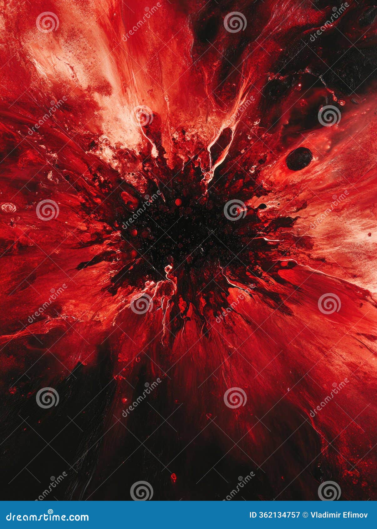Explosive Expressionist Art Stock Image - Image of intense, dramatic ...