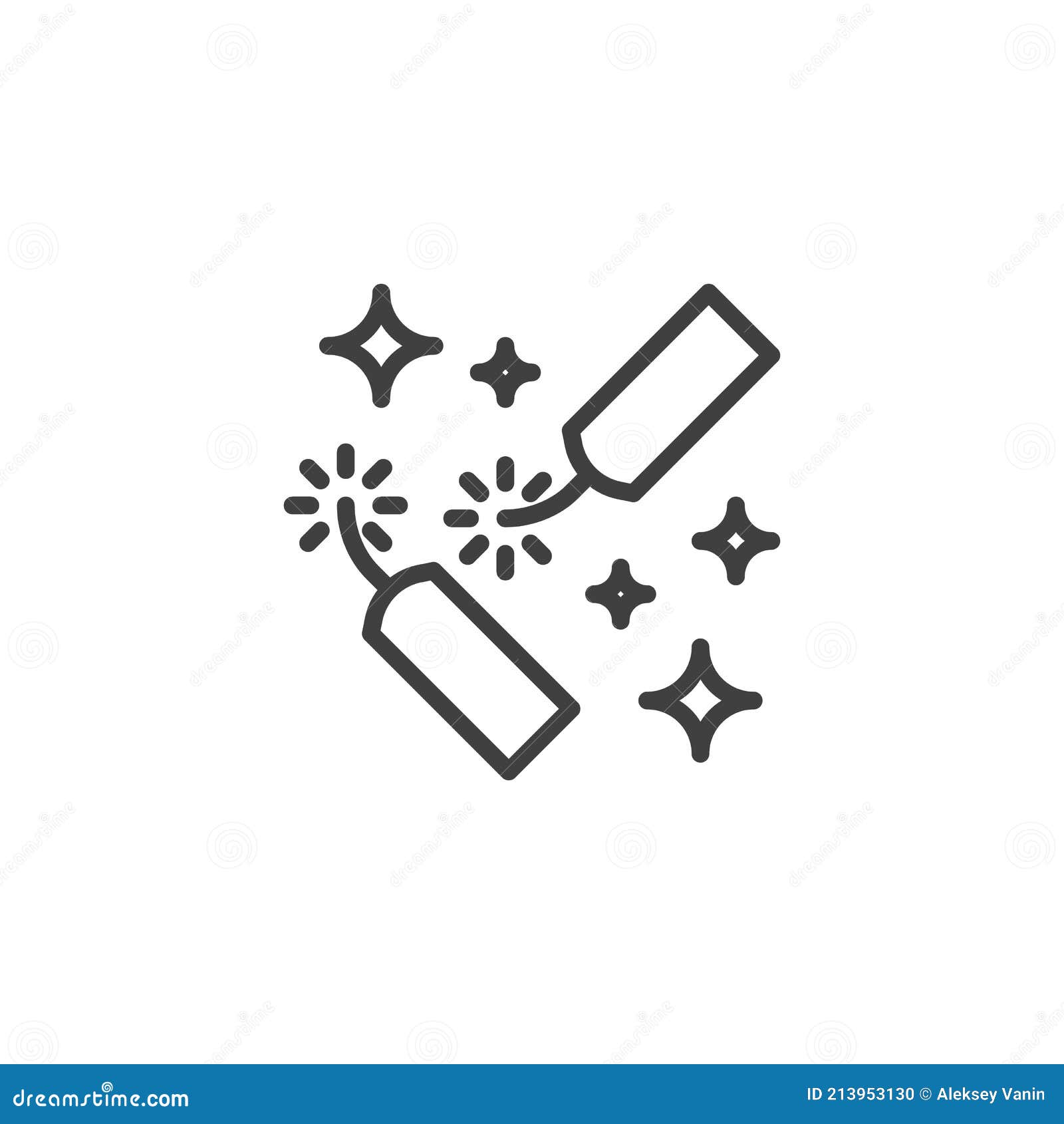 Linear Explosive Icon From Army And War Outline Collection. Thin Line ...