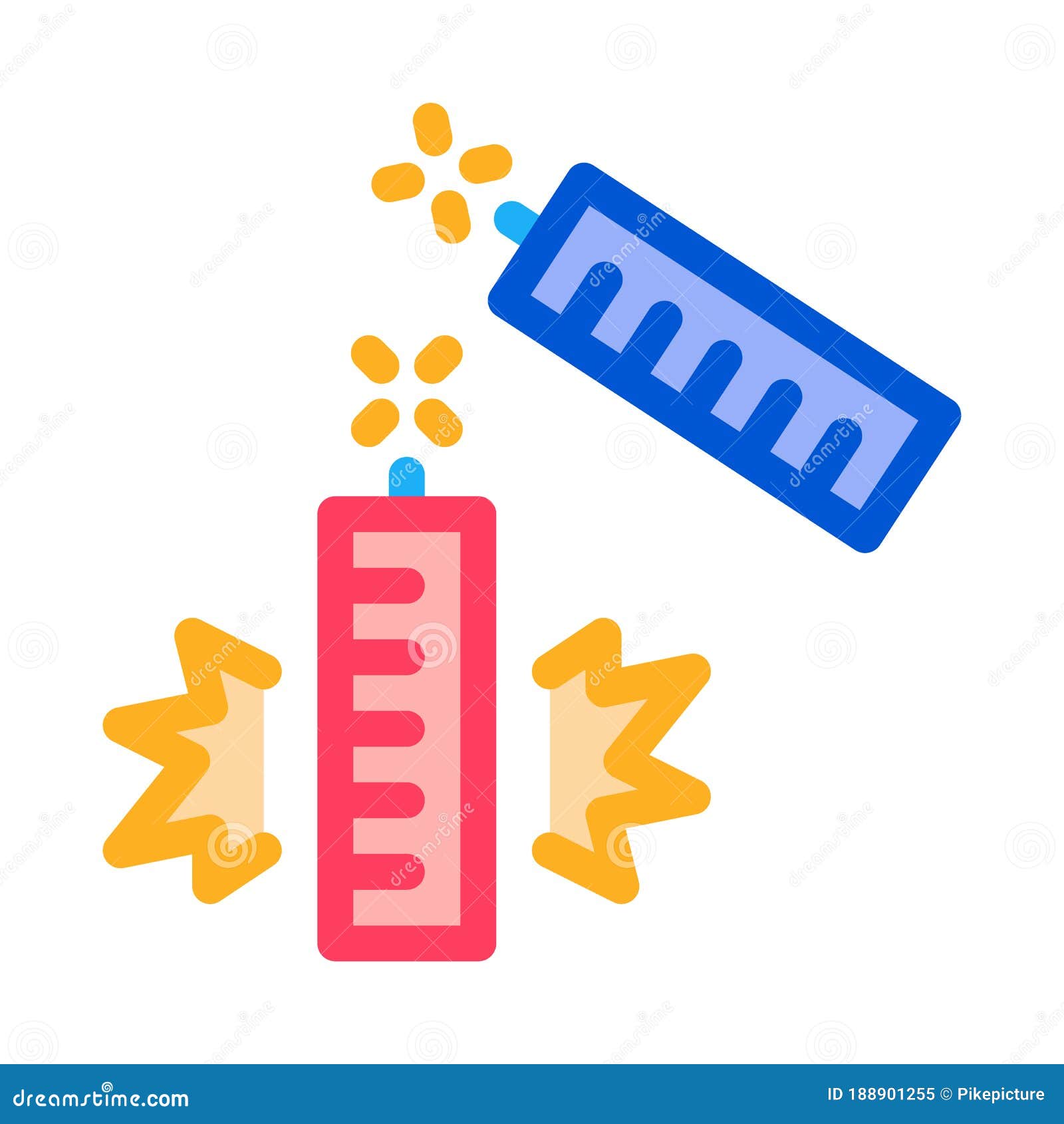 Explosive Firework Icon Vector Outline Illustration Stock Vector ...