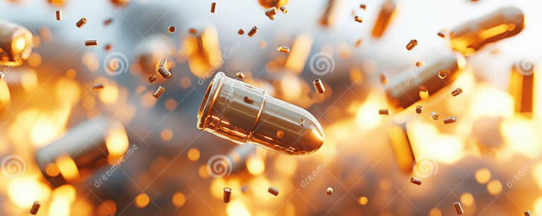 Explosive Grenades in Mid-air, Dynamic Explosion Effect, 3D ...