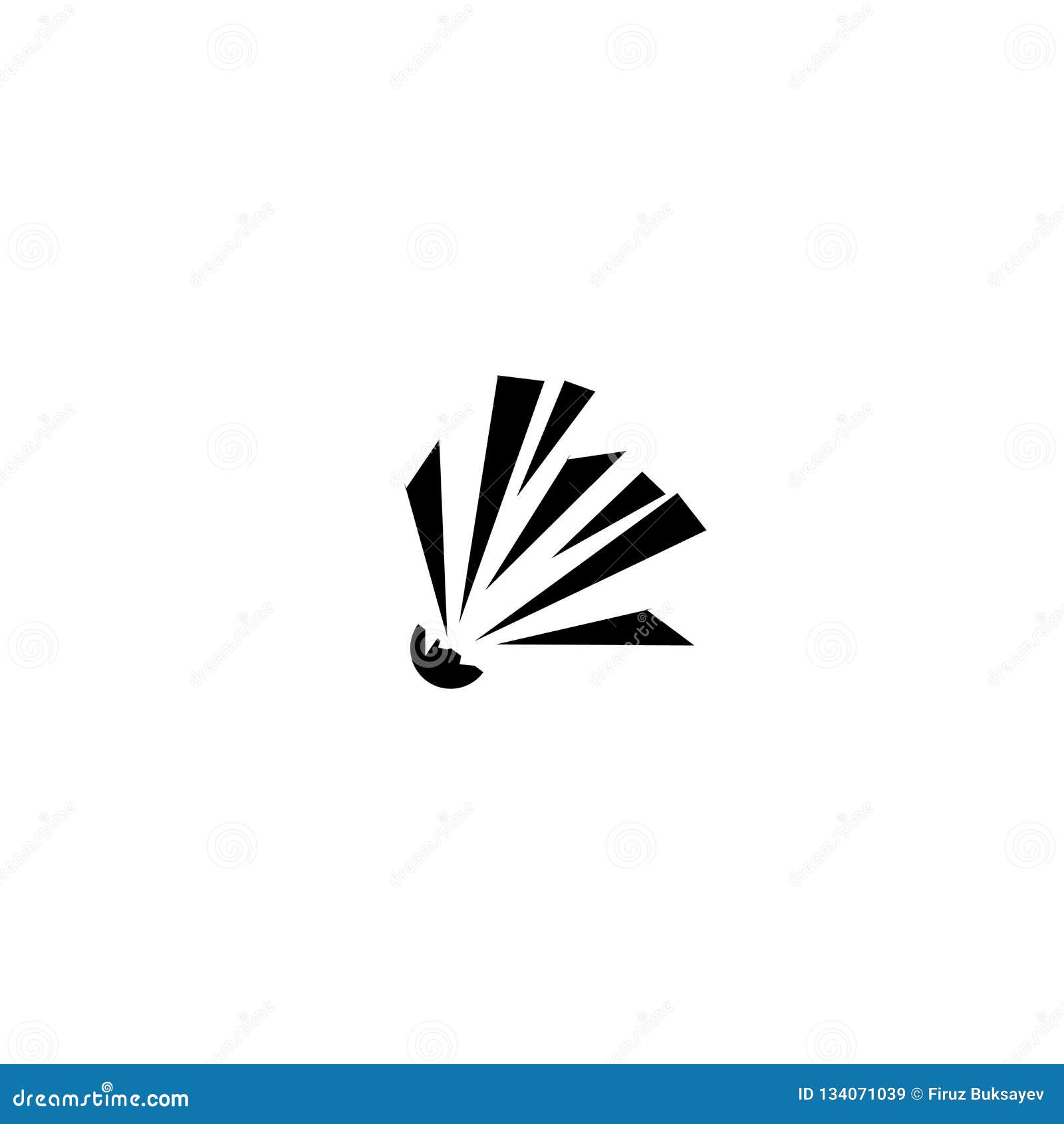 Explosive Icon Vector Sign and Symbol Isolated on White Background ...