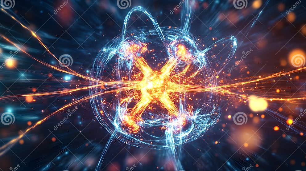 Explosive Nuclear Fission Reaction with Splitting Atomic Particles and ...