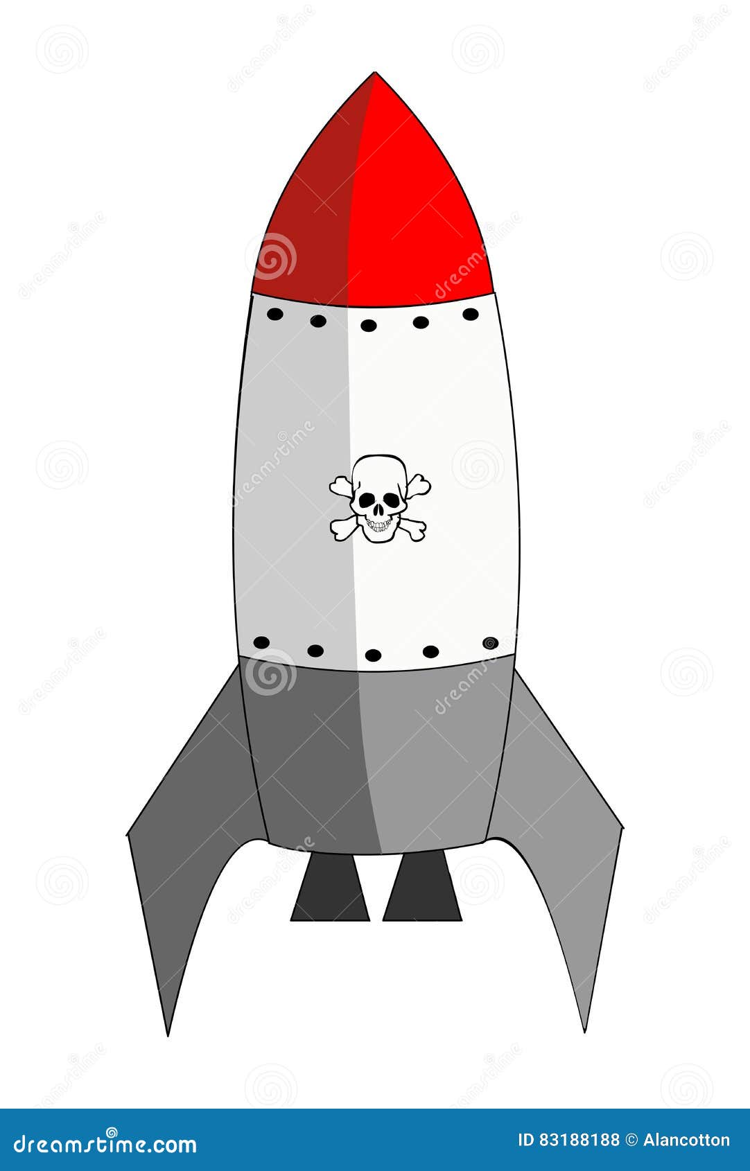 Explosive Rocket stock illustration. Illustration of weapon - 83188188