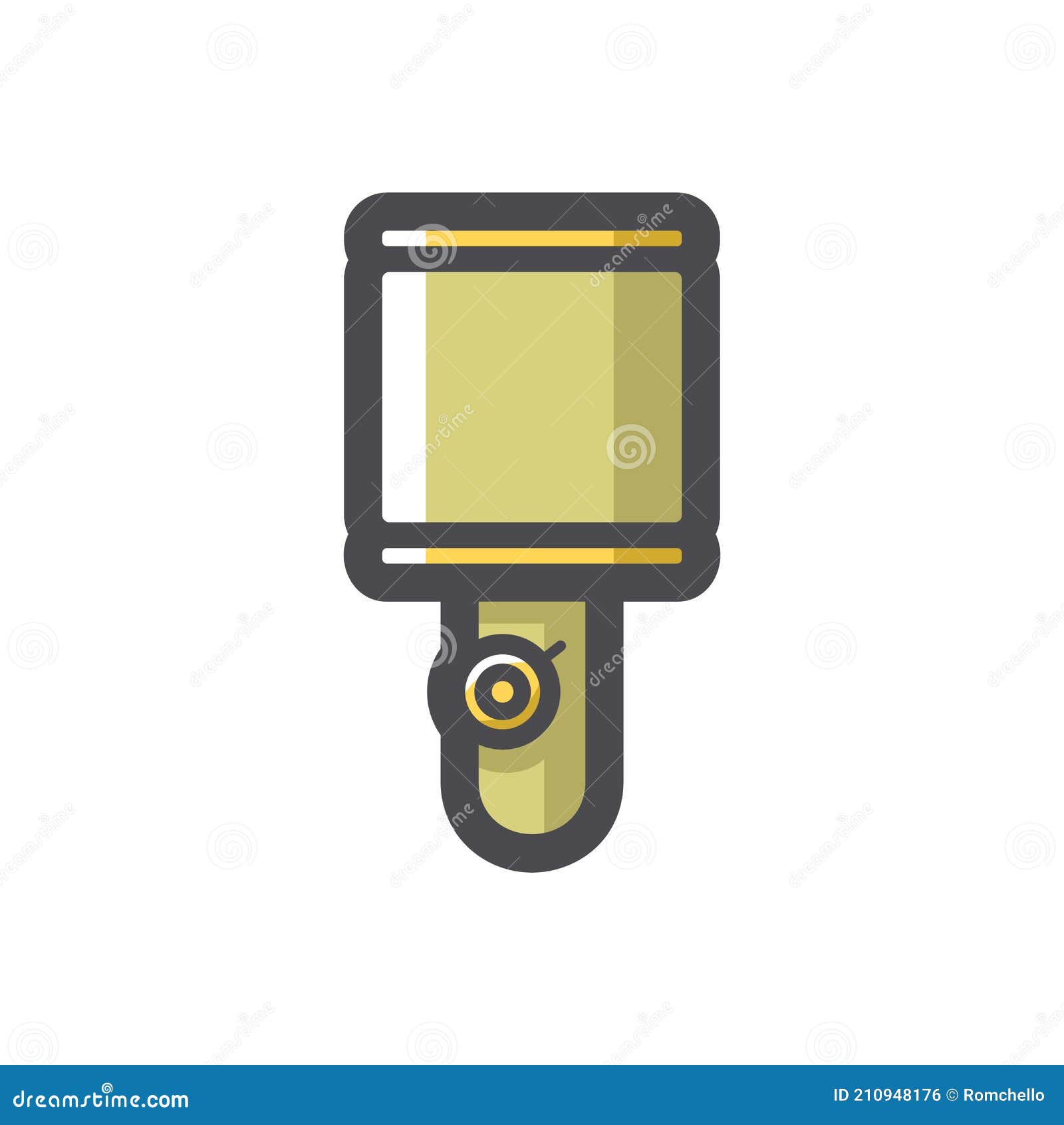 Grenade Explosive Shell Vector Icon Cartoon Illustration. Stock Vector ...