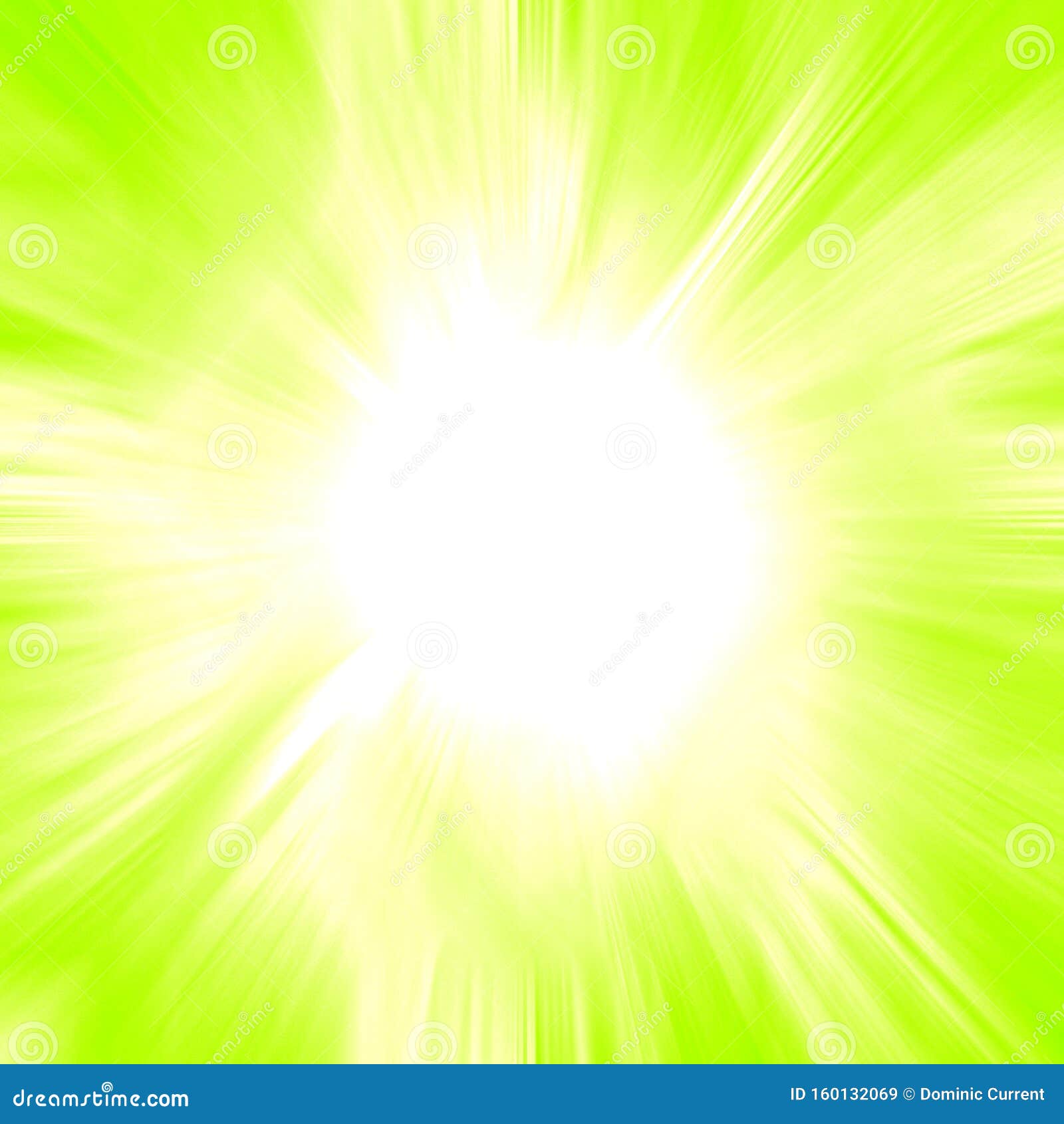 Green Solar Burst Background and Explosion Stock Illustration ...