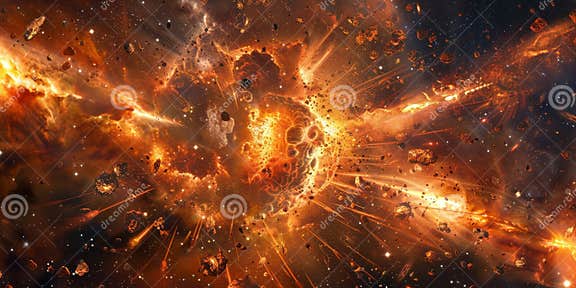 Explosive Supernova Event Capturing the Dynamic Chaos of a Stellar ...