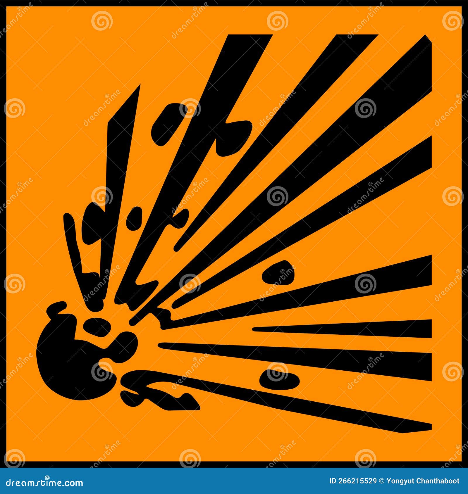 Explosive Symbol Sign, Vector Illustration, Isolate on White Background ...