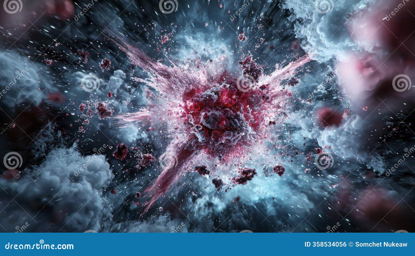 Explosive Thoughts Unleashed in the Air Subconscious Realm Digital Art ...