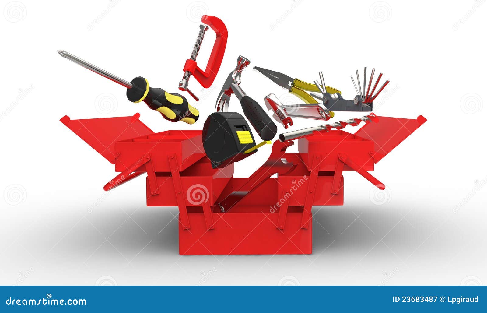 Explosive toolbox stock illustration. Illustration of spigot - 23683487