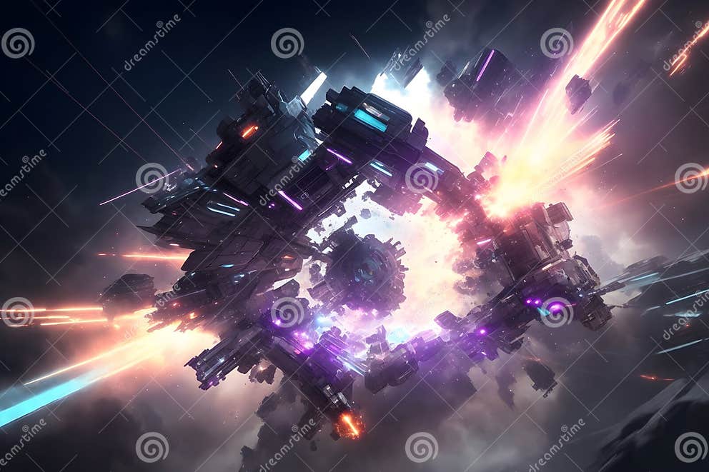 Explosive Transparency Elements. Elevate Your Sci-fi-themed Projects ...