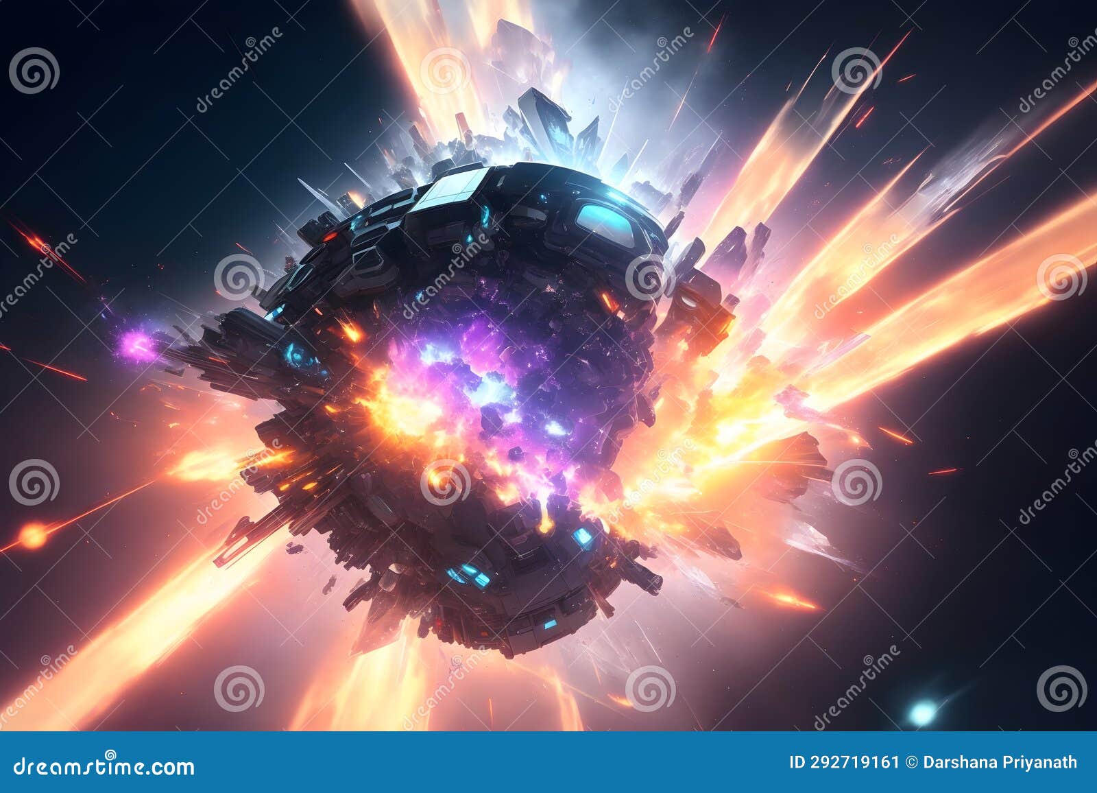 Explosive Transparency Elements. Elevate Your Sci-fi-themed Projects ...