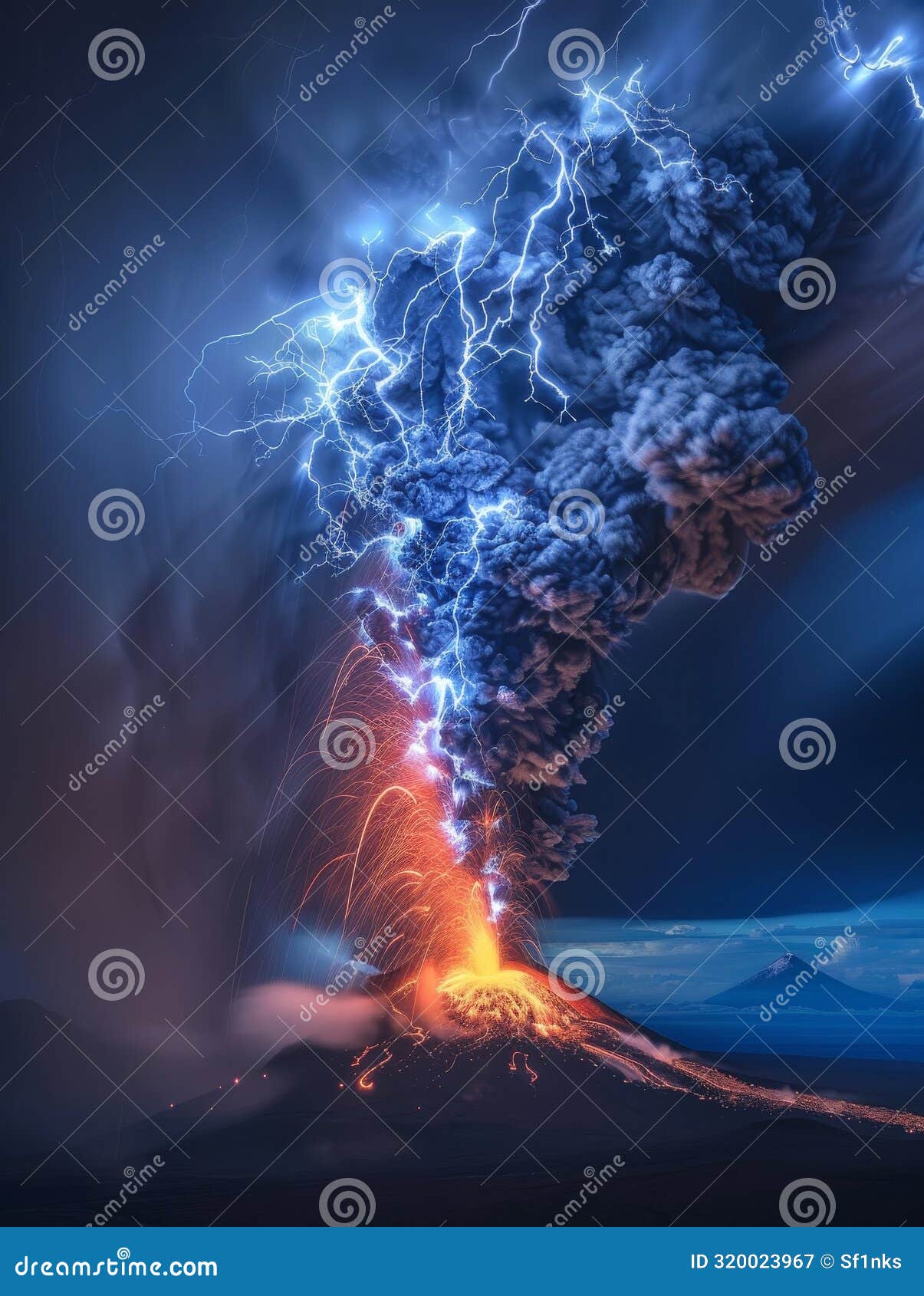 An Explosive Volcanic Eruption Generates a Spectacular Display of ...