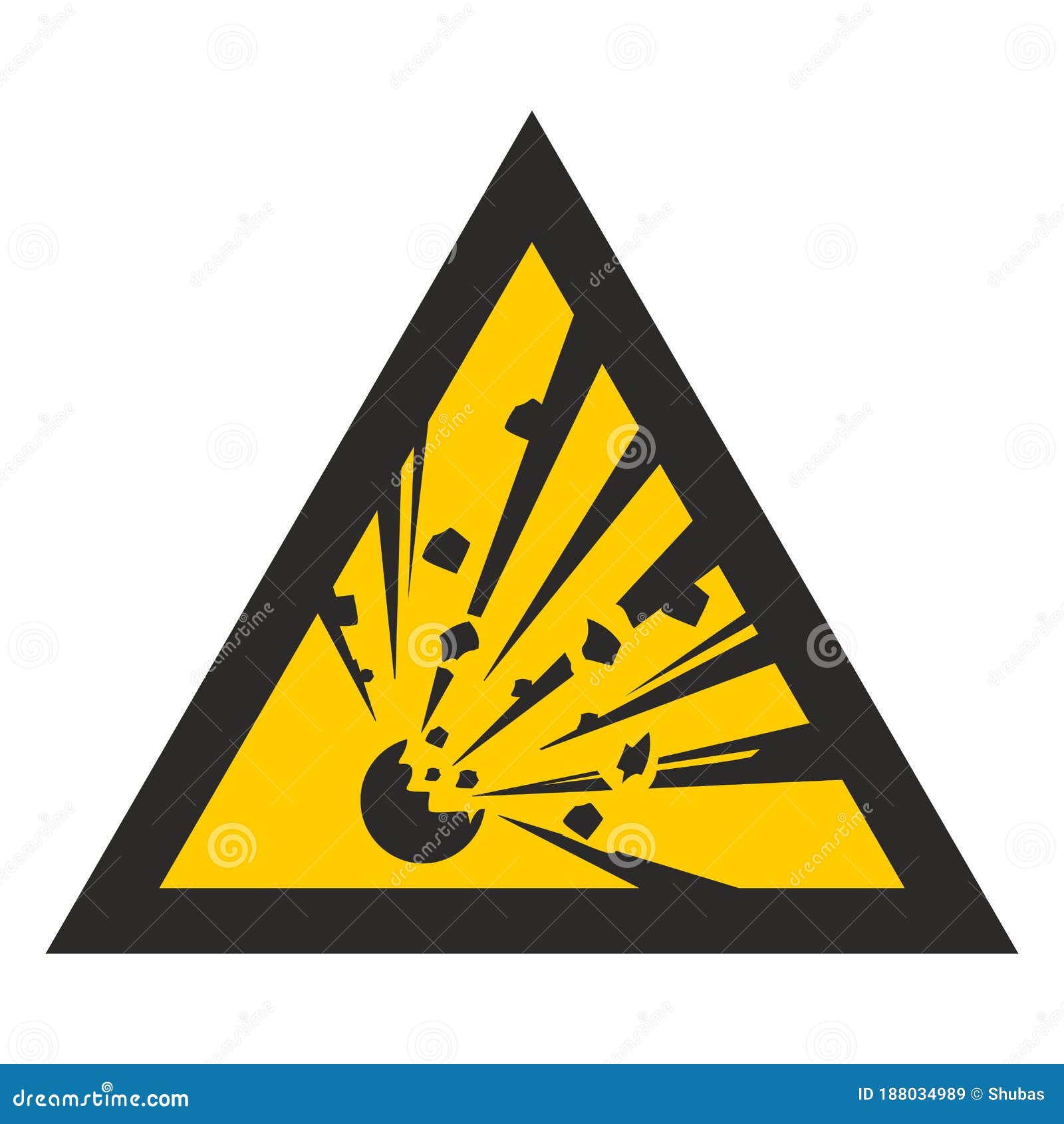 Explosive Warning Label Royalty-Free Stock Image | CartoonDealer.com ...