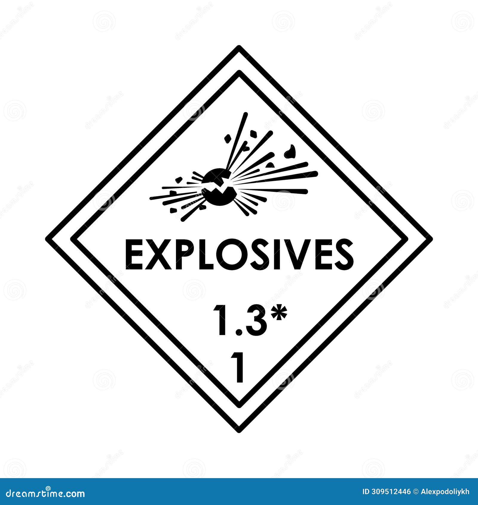 Explosives Color Element. Hazardous Material Stock Vector ...