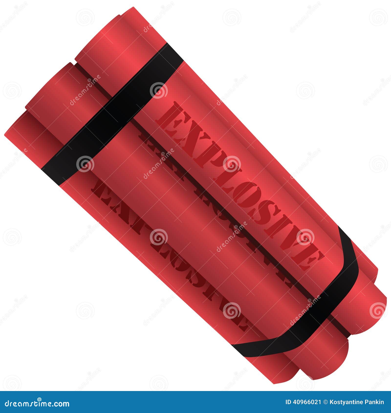 Explosives stock vector. Illustration of ammunition, explode - 40966021