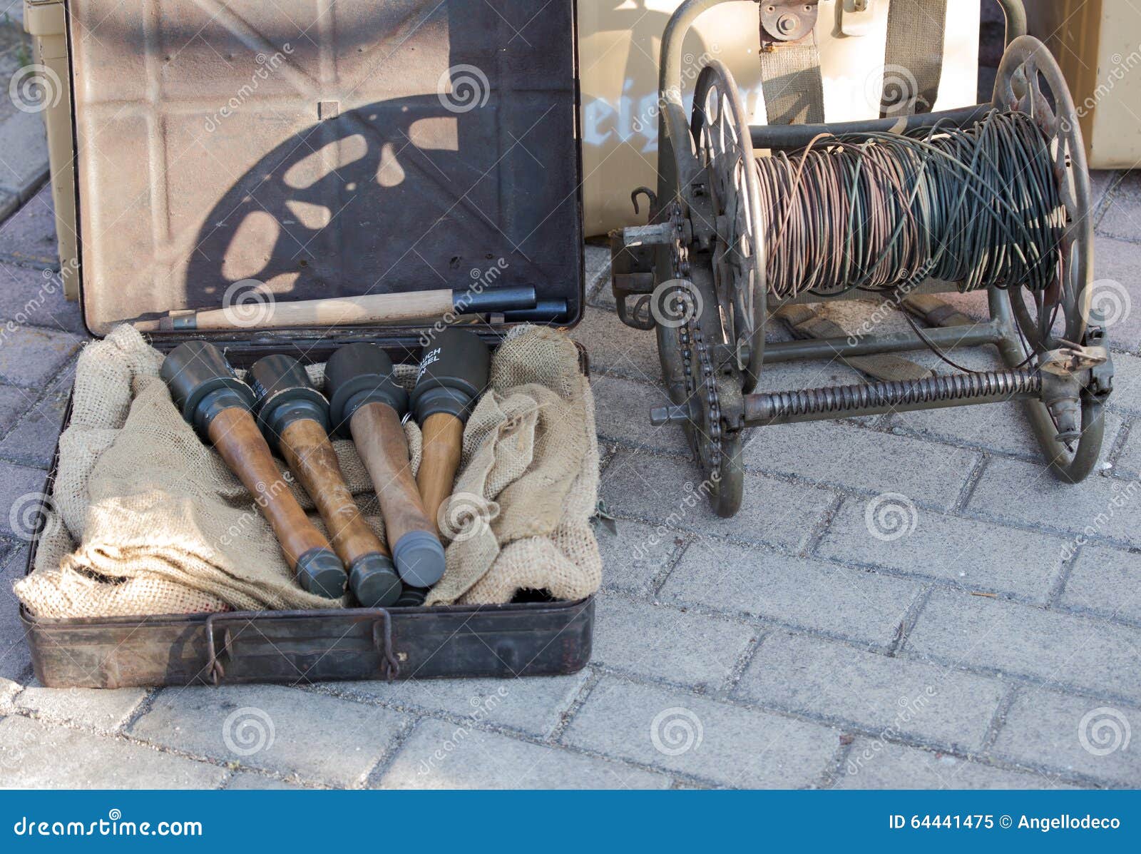 Explosives and Grenades German of Second World War Stock Image - Image ...