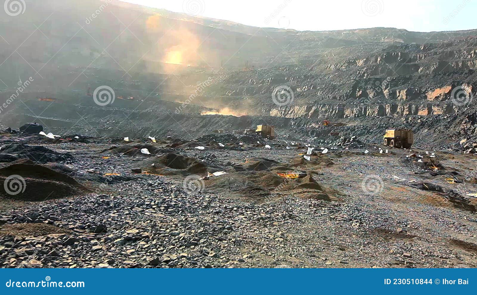 Explosives in the Quarry. Controlled Blast Soil. Preparing a Quarry for ...