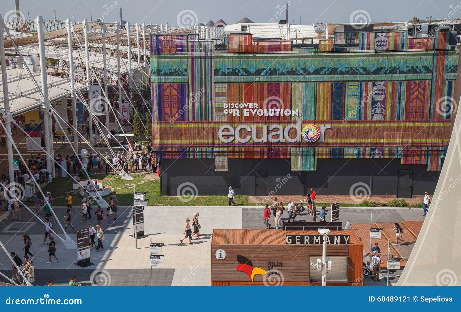 Expo exposition Milan 2015 editorial photo. Image of world - 60489121