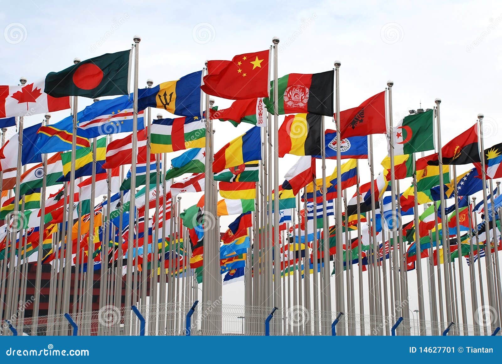 EXPO flags editorial photo. Image of world, global, international ...