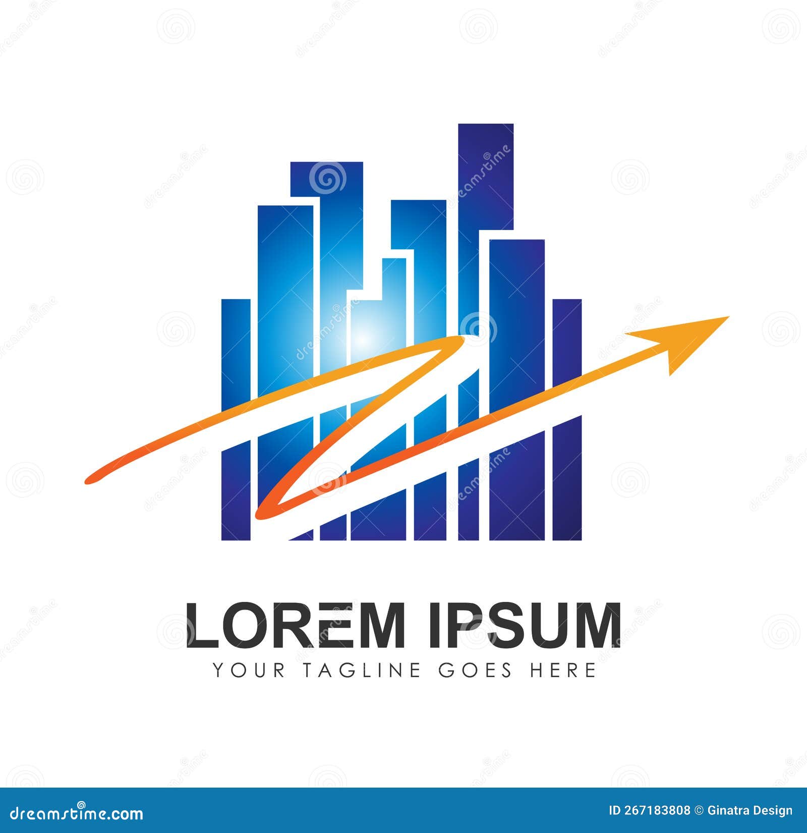 Background Of Exponential Growth Chart Graph Vector Illustration ...