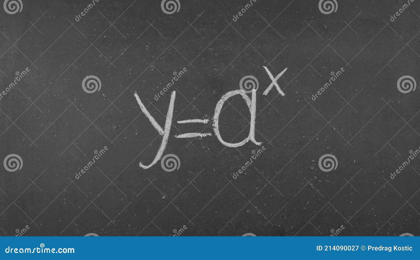 Exponential Function Mathematical Formula Stock Image - Image of ...