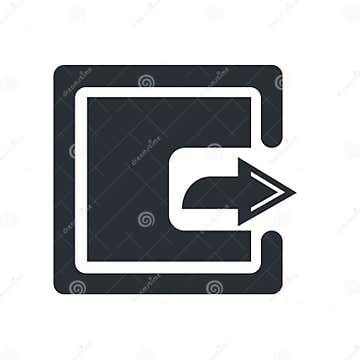 Export Button Icon Vector Sign and Symbol Isolated on White Background ...