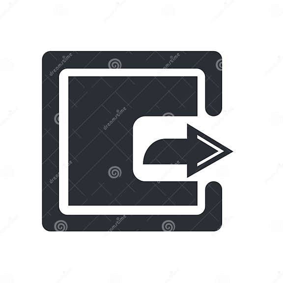 Export Button Icon Vector Sign and Symbol Isolated on White Background ...