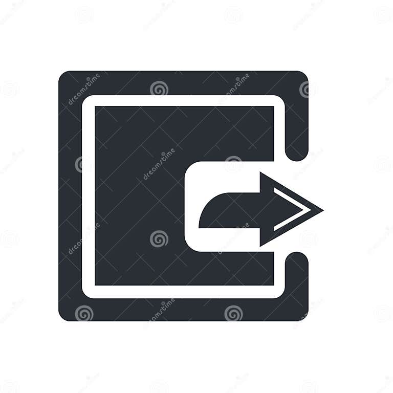 Export Button Icon Vector Sign and Symbol Isolated on White Background ...