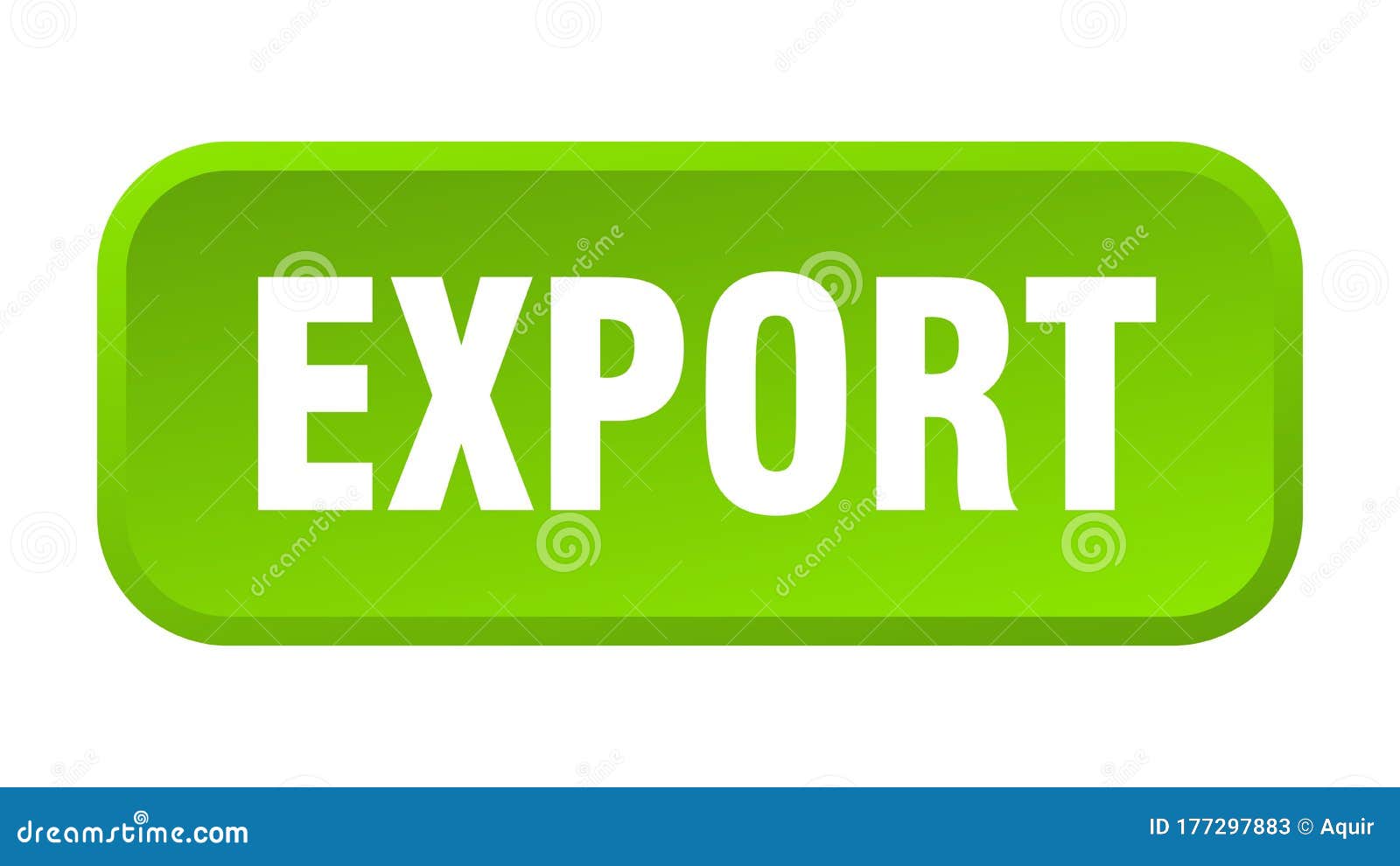 Export Button. Export Square 3d Push Button Stock Vector - Illustration ...