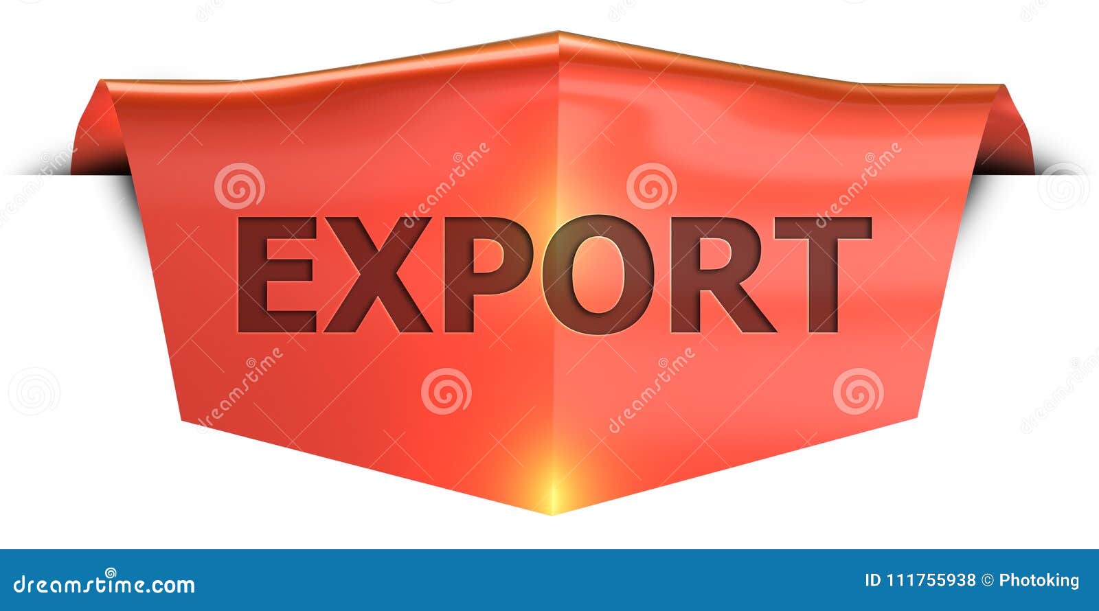 Banner export stock illustration. Illustration of freight - 111755938
