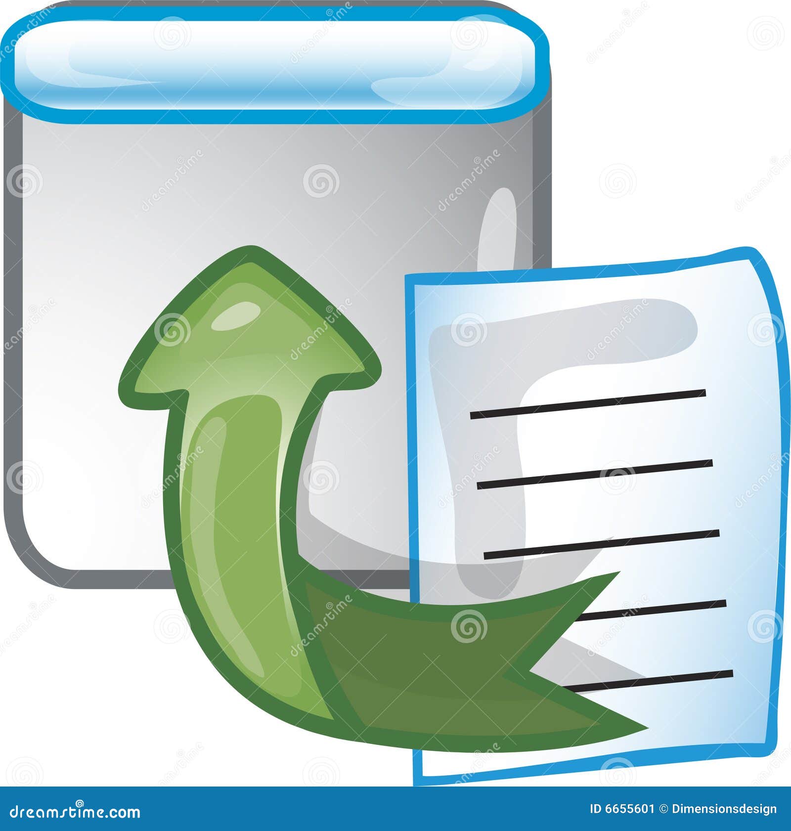 Export Icon stock vector. Illustration of move, replace - 6655601