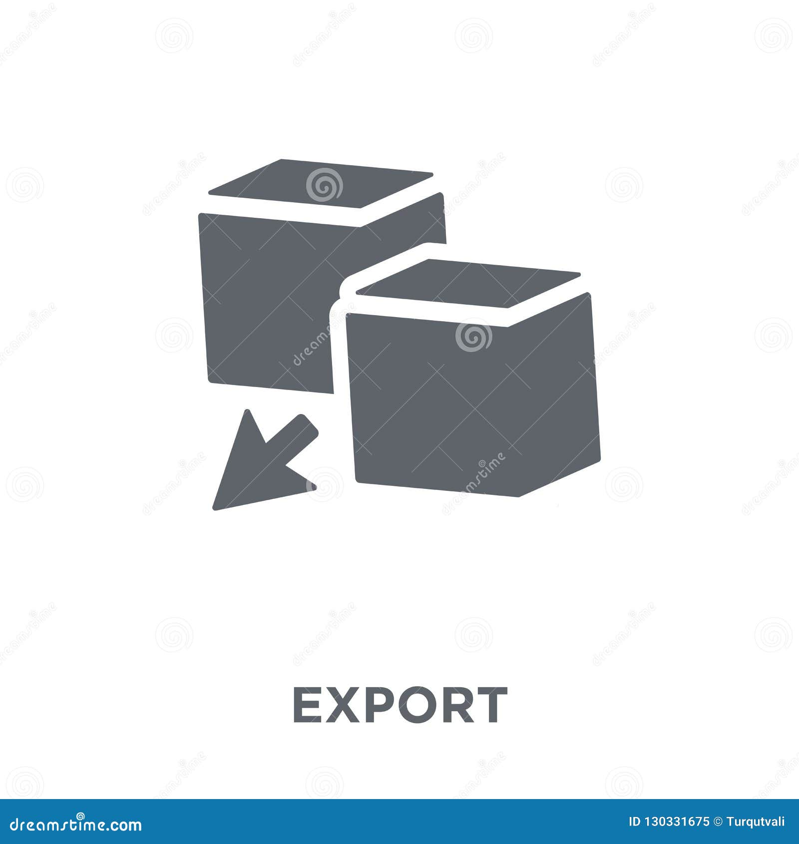 Export Icon From Collection. Stock Vector - Illustration of supply ...