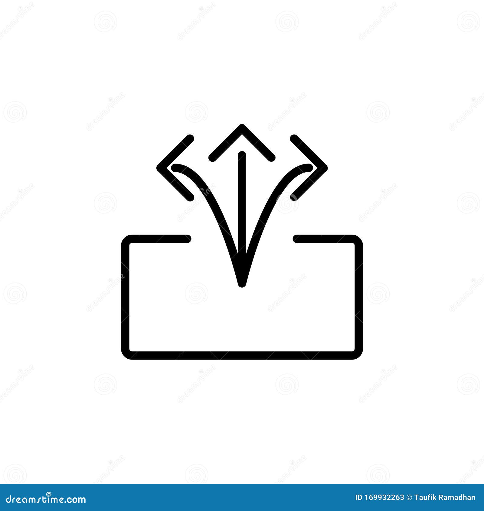 Export Icon Design Line Style. Perfect for Application, Web, Logo and ...