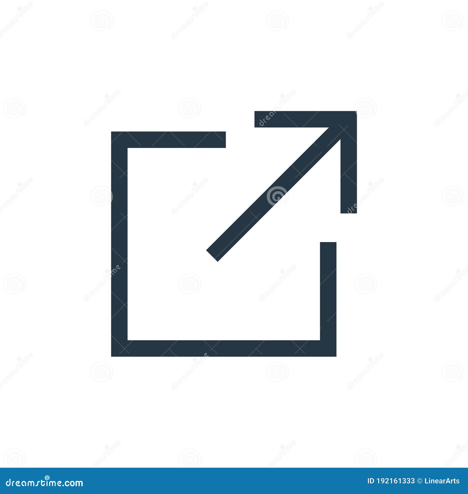 Export Icon Vector from Basic Ui Concept. Thin Line Illustration of ...